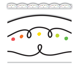 Squiggles and Colorful Dots Border - Inspiring Young Minds to Learn