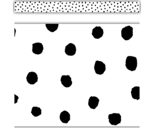 Black Painted Dots On White Straight Border - Inspiring Young Minds to ...