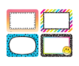 Brights 4 Ever Name Tags/Labels - Inspiring Young Minds to Learn