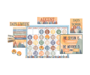 Moving Mountains Calendar Bulletin Board - Inspiring Young Minds to Learn