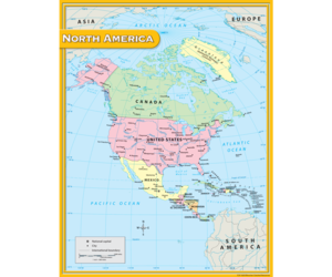 North America Chart - Inspiring Young Minds to Learn