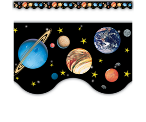 Solar System Scalloped Border - Inspiring Young Minds to Learn