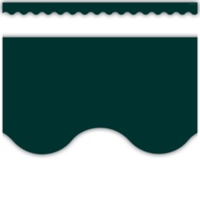 Hunter Green Scalloped Border - Inspiring Young Minds to Learn