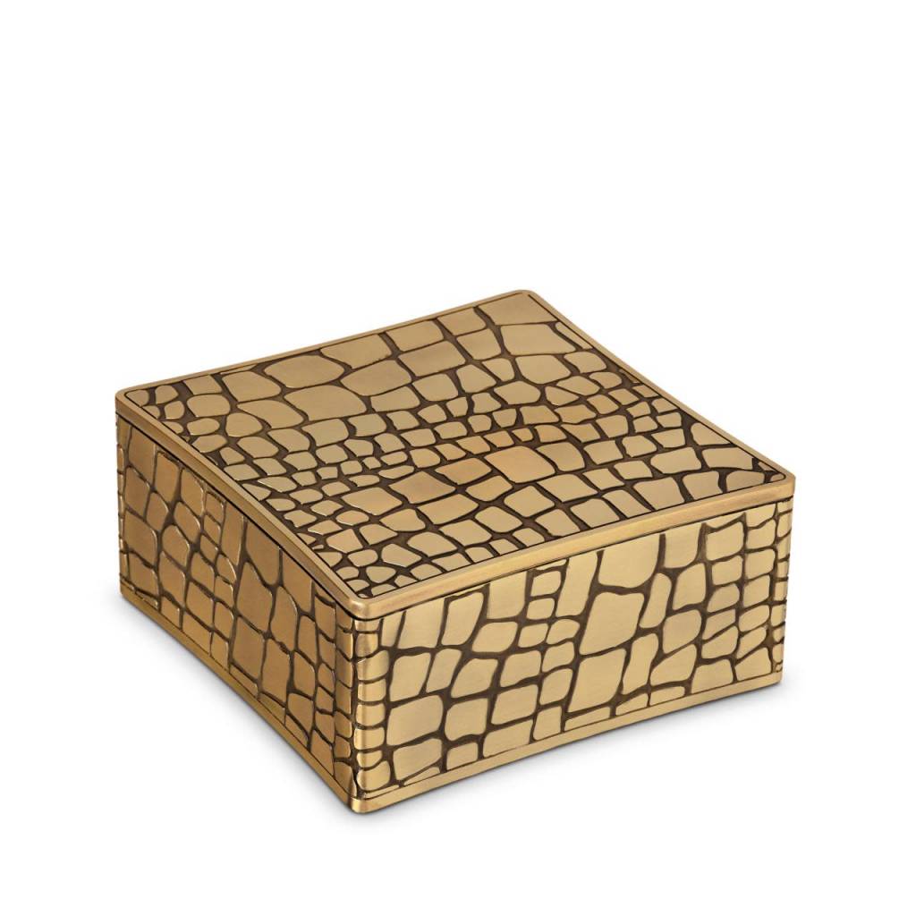 Crocodile Square Box - Cayen Home