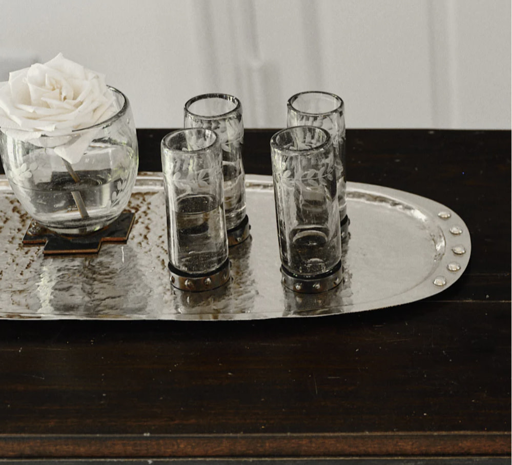 Ovala Charola Nickel - Cayen Home