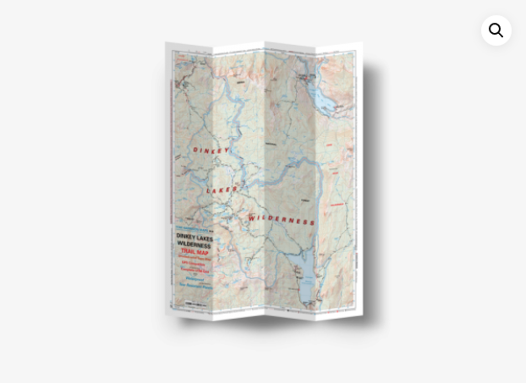 Dinkey Lakes Wilderness Map - The BackCountry