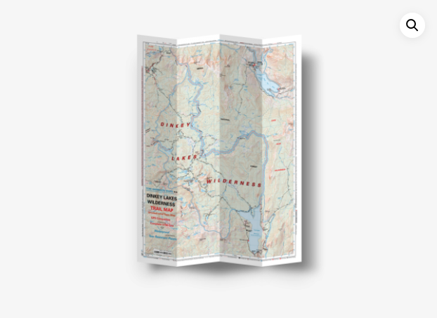 Dinkey Lakes Wilderness Map - The BackCountry