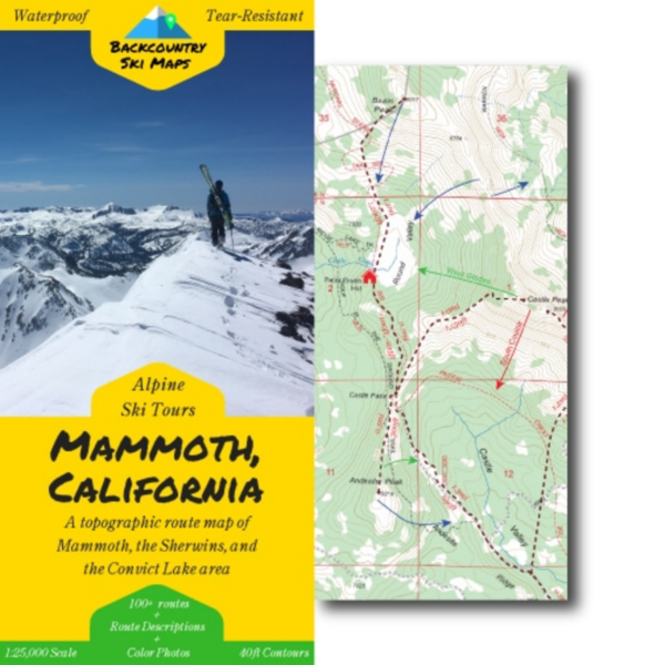 BackCountry Ski Maps Mammoth California | The BackCountry Truckee, CA ...