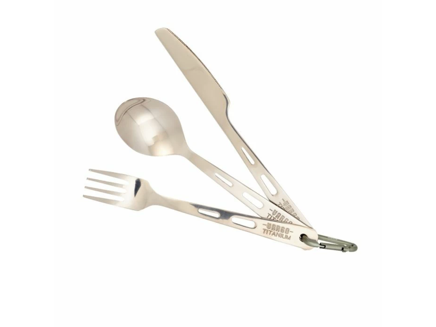 Vargo Titanium Spoon/Fork/Knife Set | The BackCountry in Truckee, CA ...
