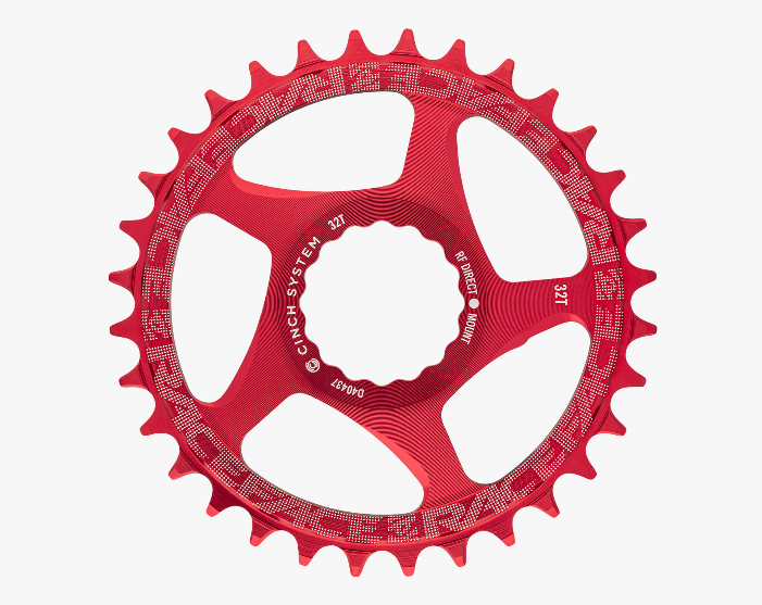 RaceFace Narrow Wide DM Chainring CINCH Red 32t - The BackCountry