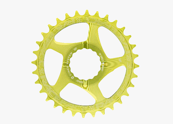 RaceFace Narrow Wide DM Chainring CINCH Green 32t - The BackCountry