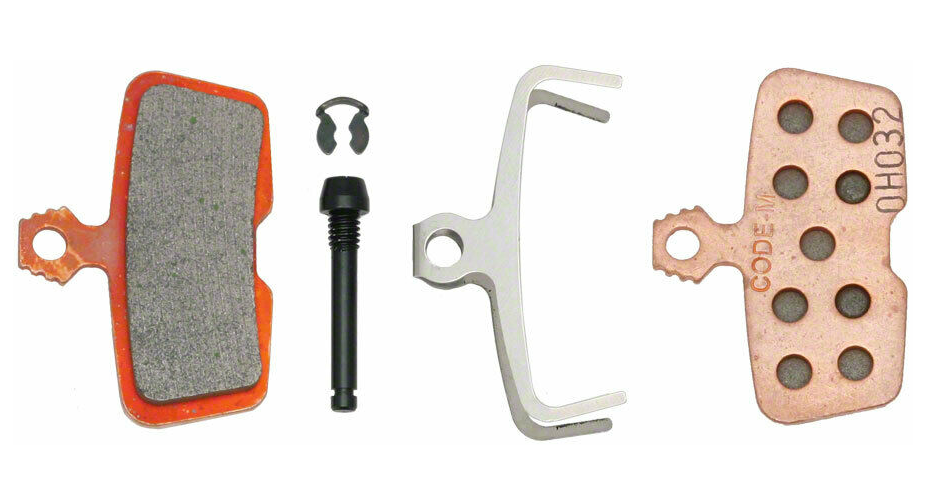 SRAM Brake Pads - Code/R/RE/RSC/Guide RE - Sintered, Steel Backed ...