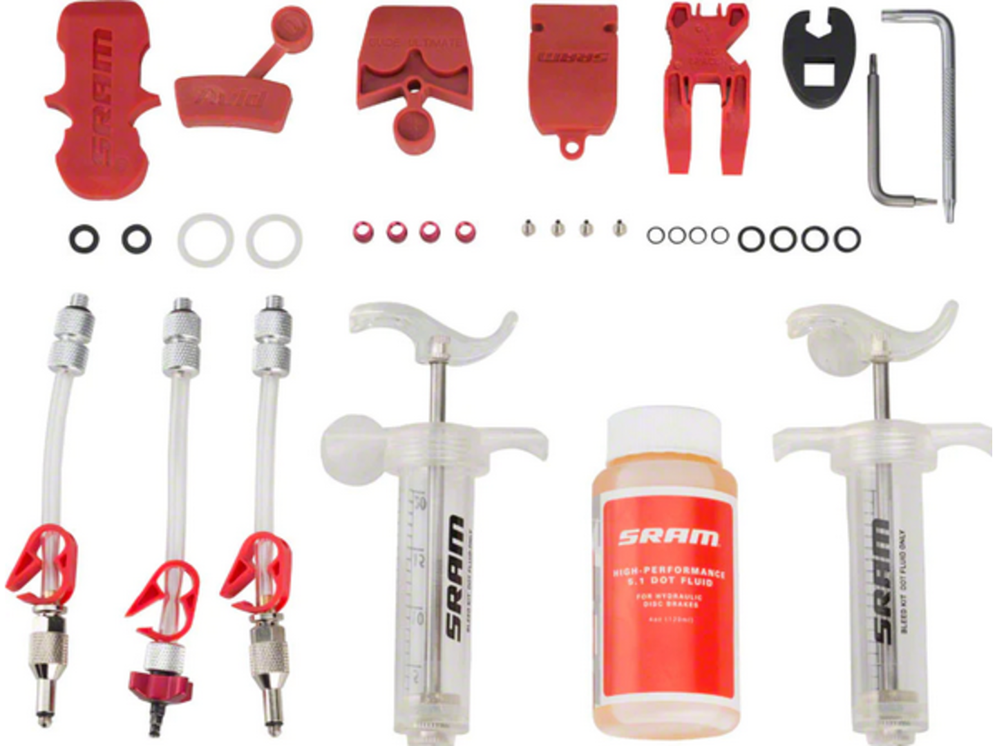 SRAM Professional Bleed Kit SRAM X0/ XX/ Guide/Level/Code/HydroR/G2 ...
