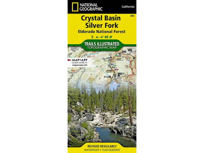 National Geographic Shaver Lake Map #810 | The BackCountry in Truckee ...