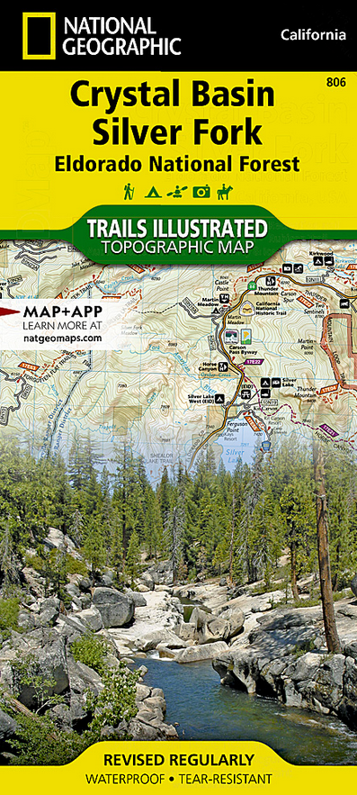 Crystal Basin Silver Fork Map | The BackCountry in Truckee, CA - The ...