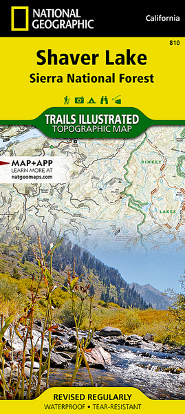 National Geographic Shaver Lake Map #810 | The BackCountry in Truckee ...