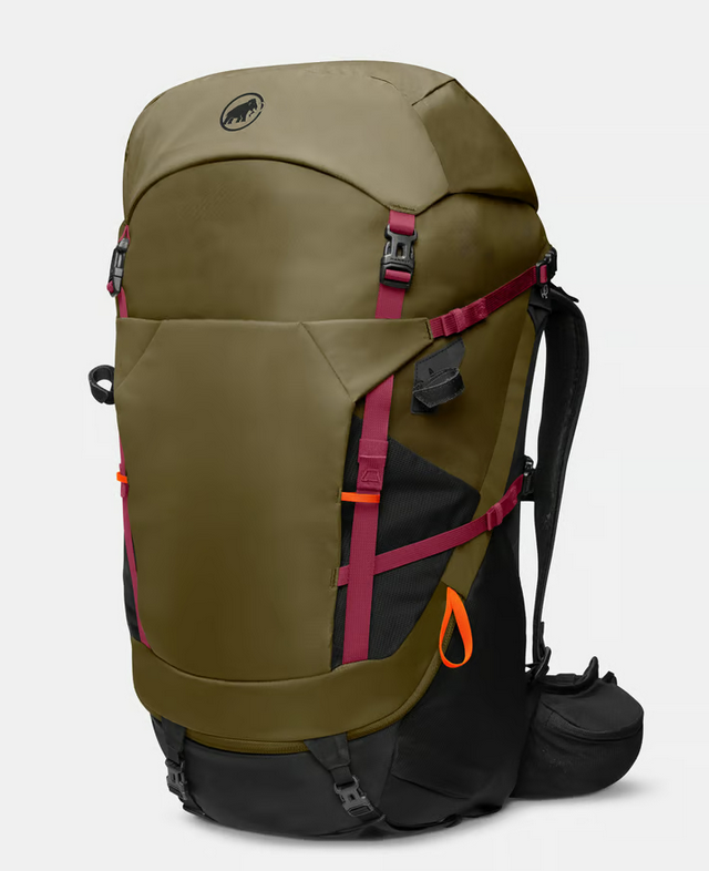 Mammut W's Ducan Spine Back Pack Dark Olive/Black 55L - The BackCountry