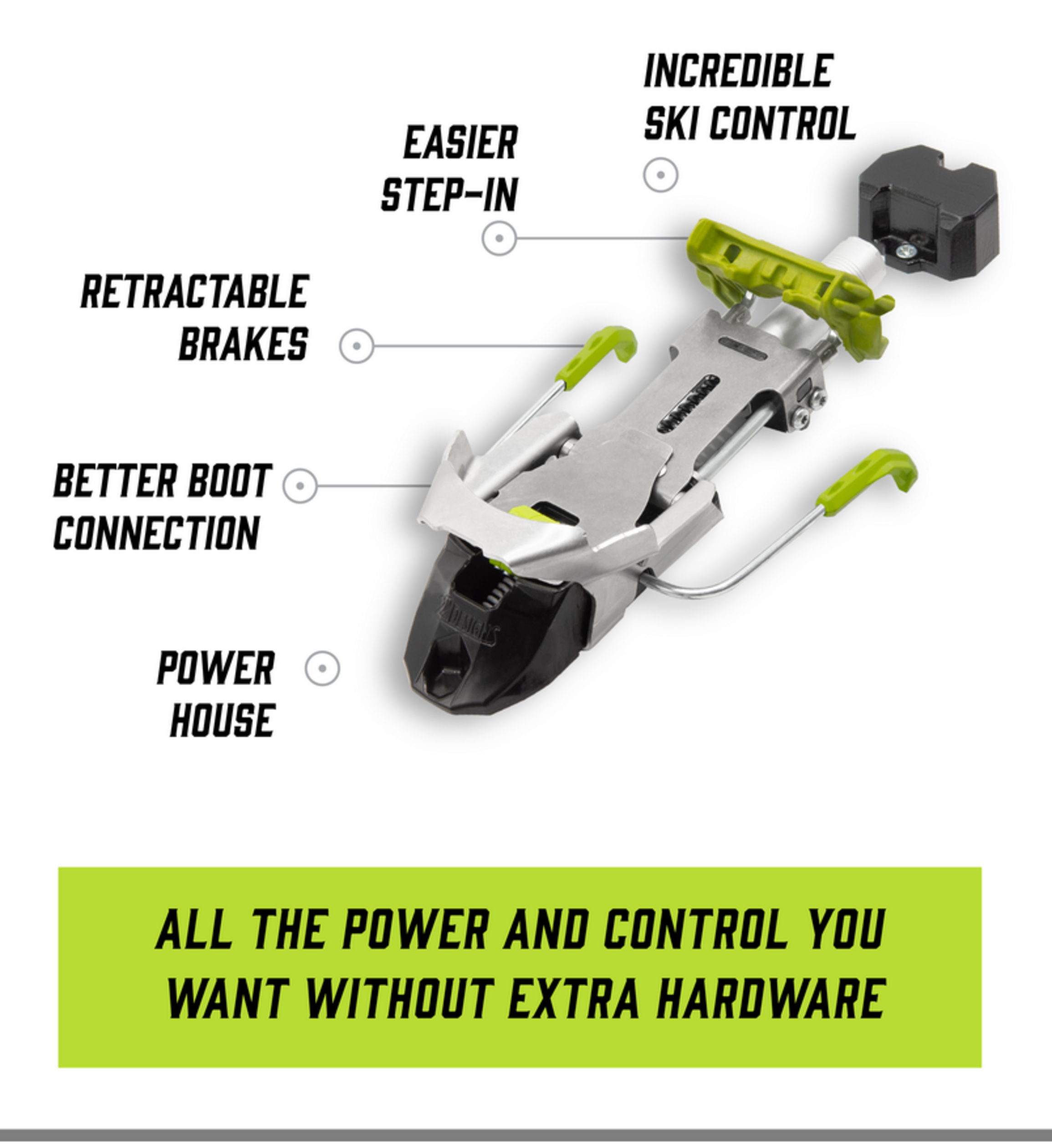 22 Designs Bandit Telemark Bindings - The BackCountry