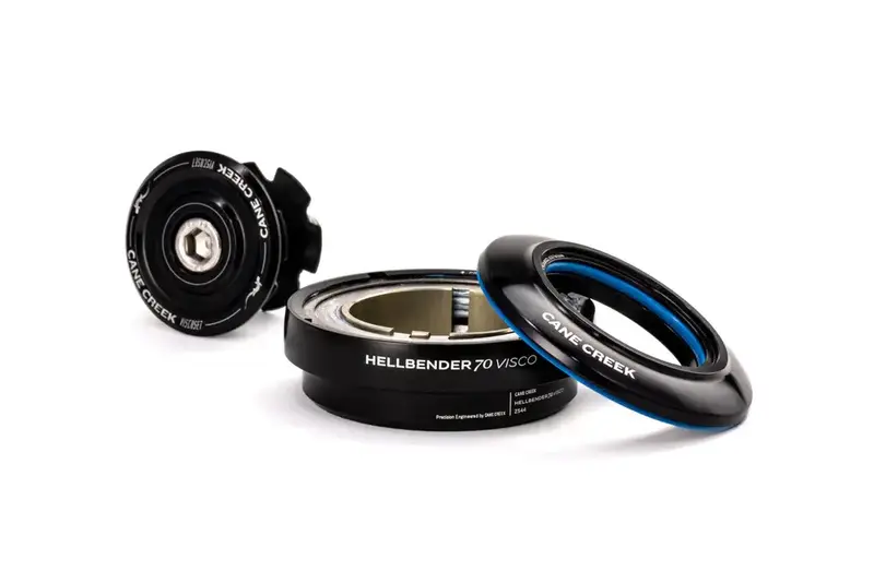 Cane Creek Hellbender 70 Visco Lower Headset - ZS56/40-H8, Mid Tune ...
