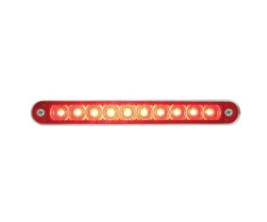 10 LED 6 1/2" Stop, Turn & Tail Light Bar w/ Bezel - 37638 - Affordable ...