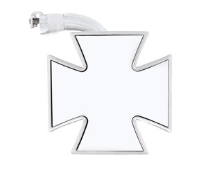 4" Maltese Mirror - Curved - M1006 - Affordable Street Rods