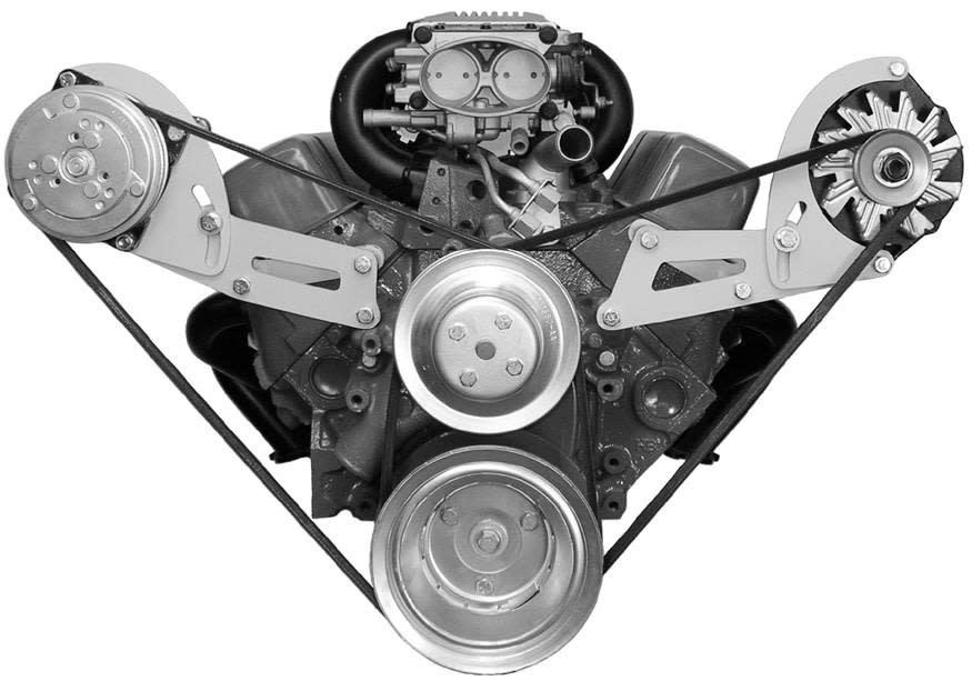 Vortec Side-Mount Bracket Alternator Long Pump (driver side) - 15156 ...