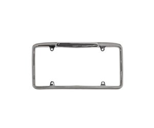 Throw Back License Plate Frame Modern Plate Lighted 304 SS - Polished ...