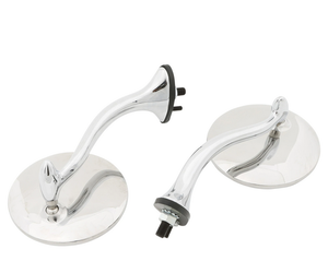 Vintique, Inc. Vintique Retro Style Swan Neck Street Rod Mirrors - Pair ...