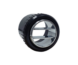 Standard Series Double Vane Louver for 2.5-Inch Hose, Chrome Ball/Black ...