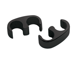 Floating Clips - 2-Wire - Black - 69682 - Affordable Street Rods
