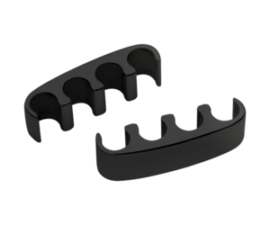 Floating Clips - 4-Wire - Black - 69681 - Affordable Street Rods