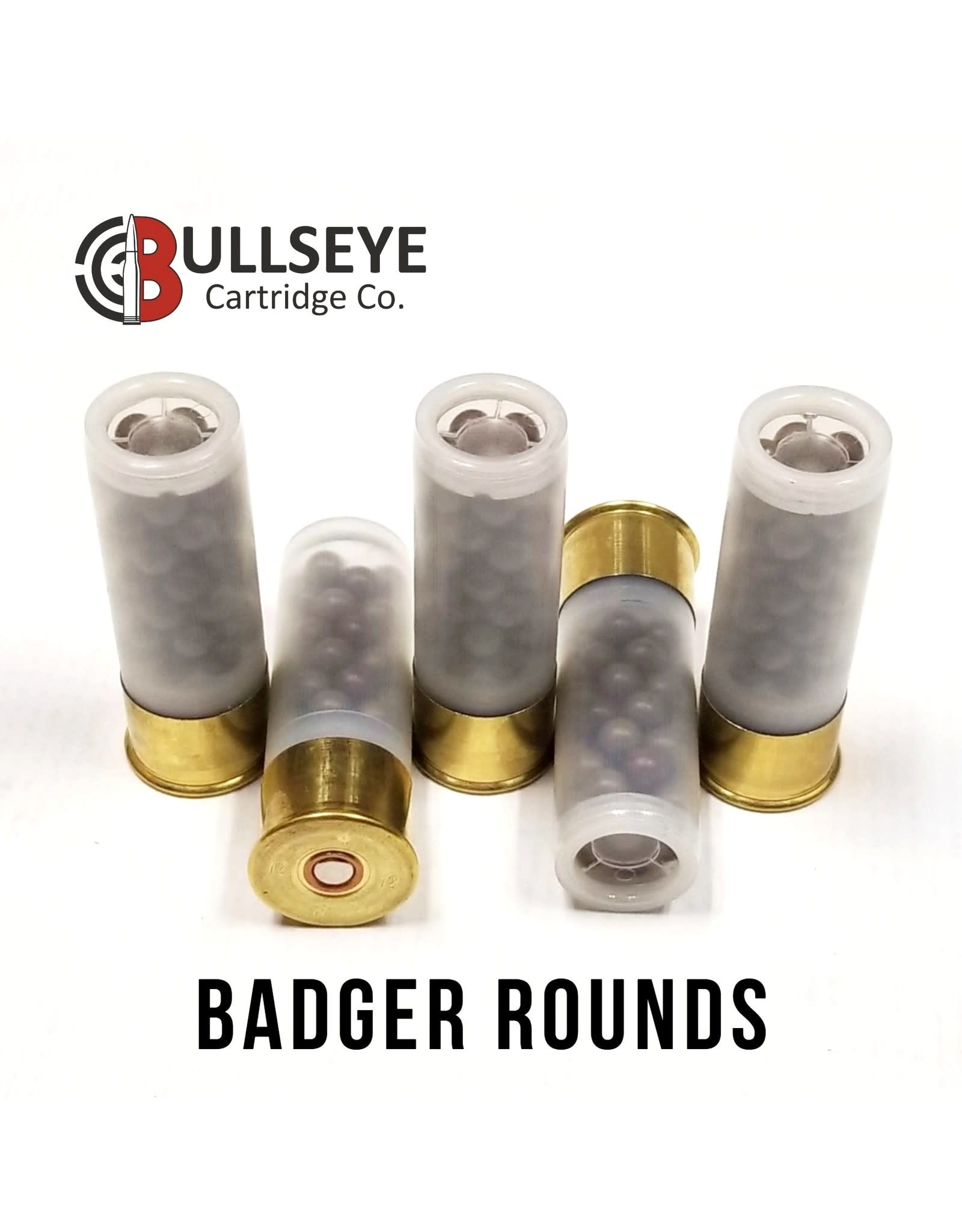 Badger Rounds 12ga - 5pack - Bullseye Cartridge Co.