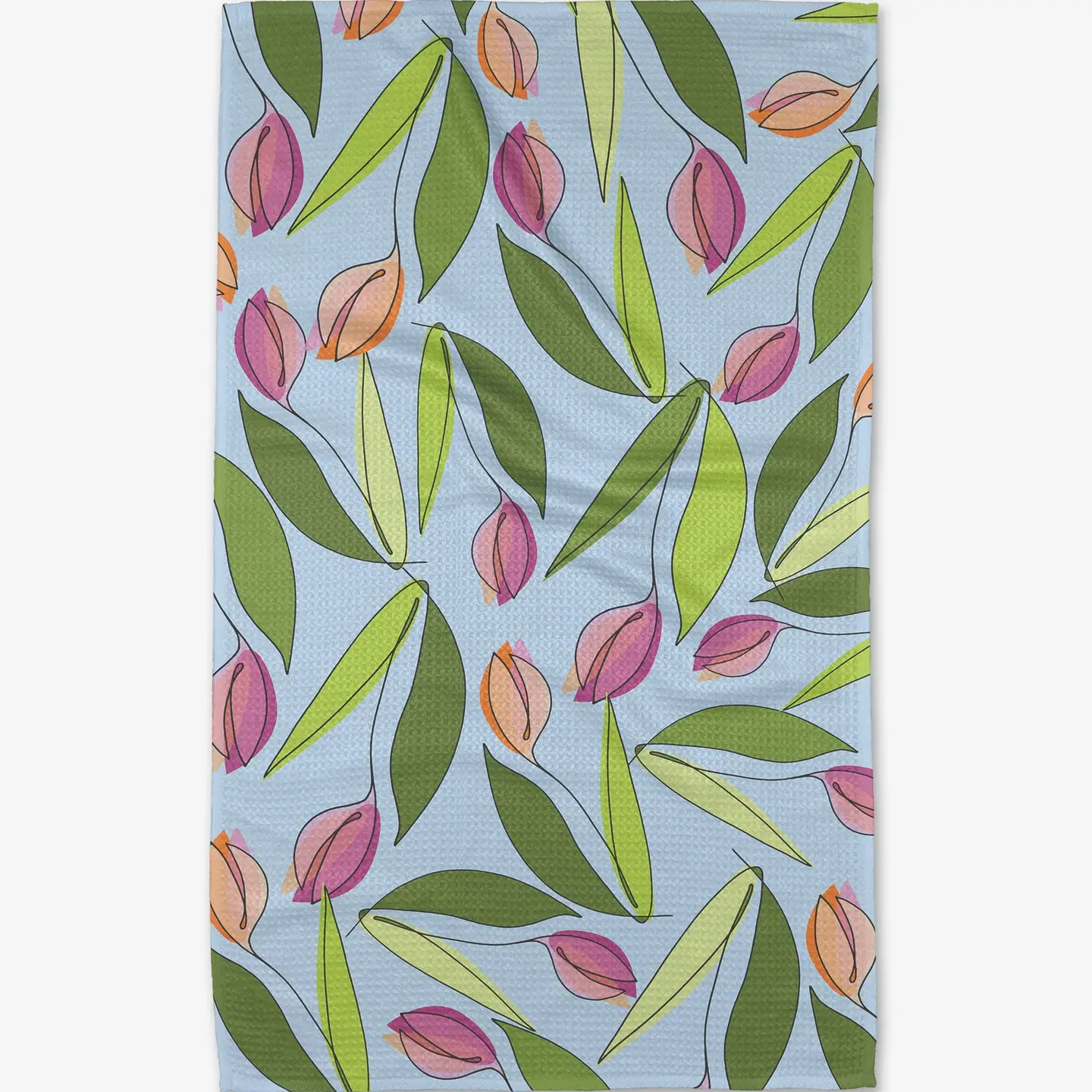 Geometry May Flowers Tea Towel - Gracious Me!