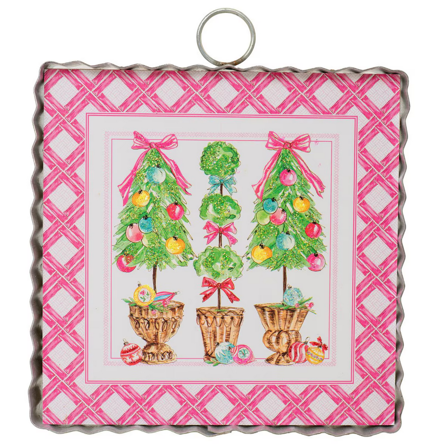 Round Top Mini Vintage Trees Print - Gracious Me!