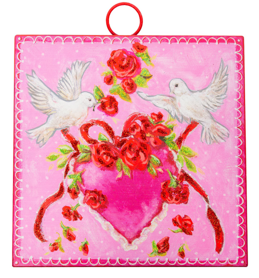 Round Top Mini Love Doves Print - Gracious Me!