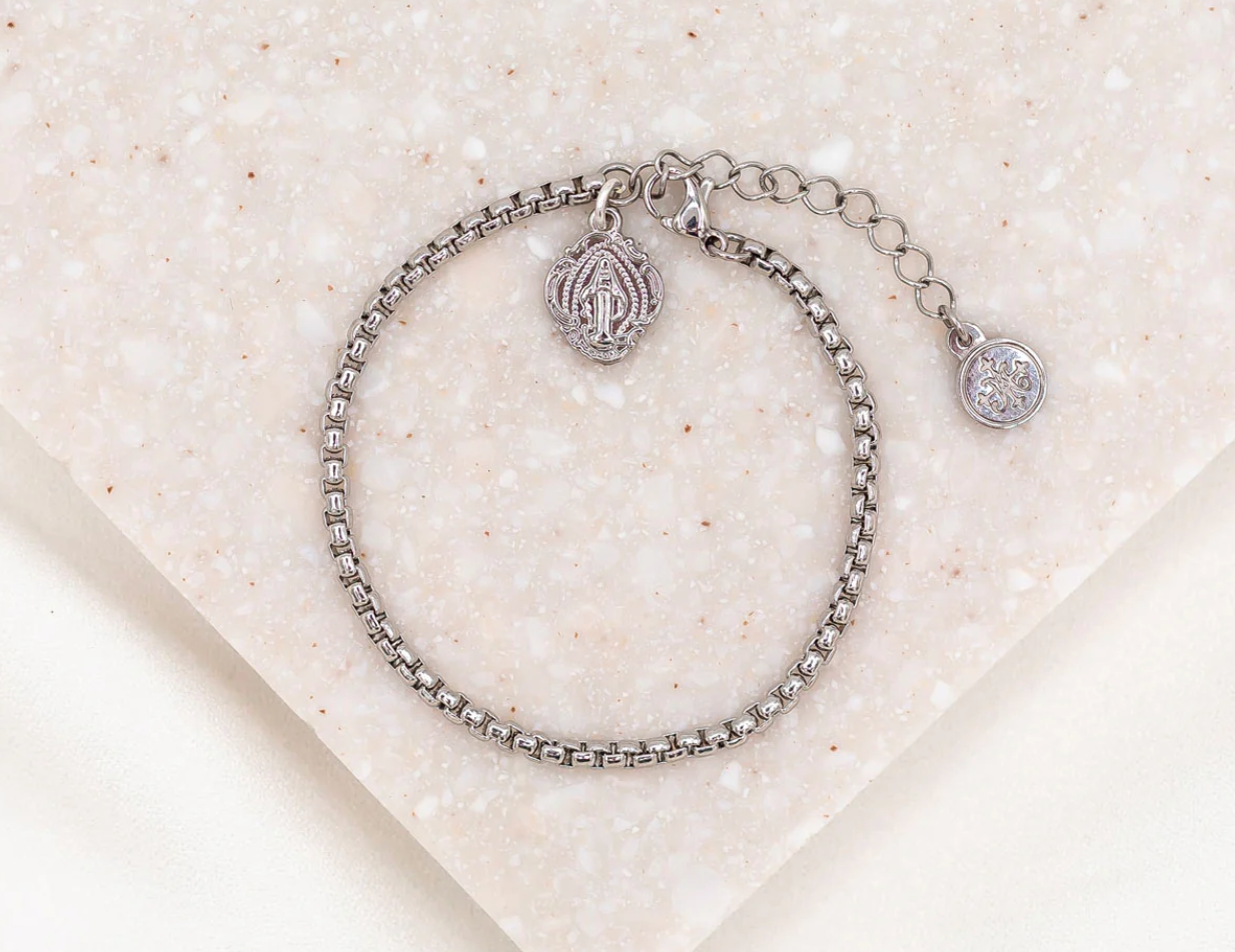 My Saint My Hero Miraculous - Marian Consecration Bracelet Silver ...