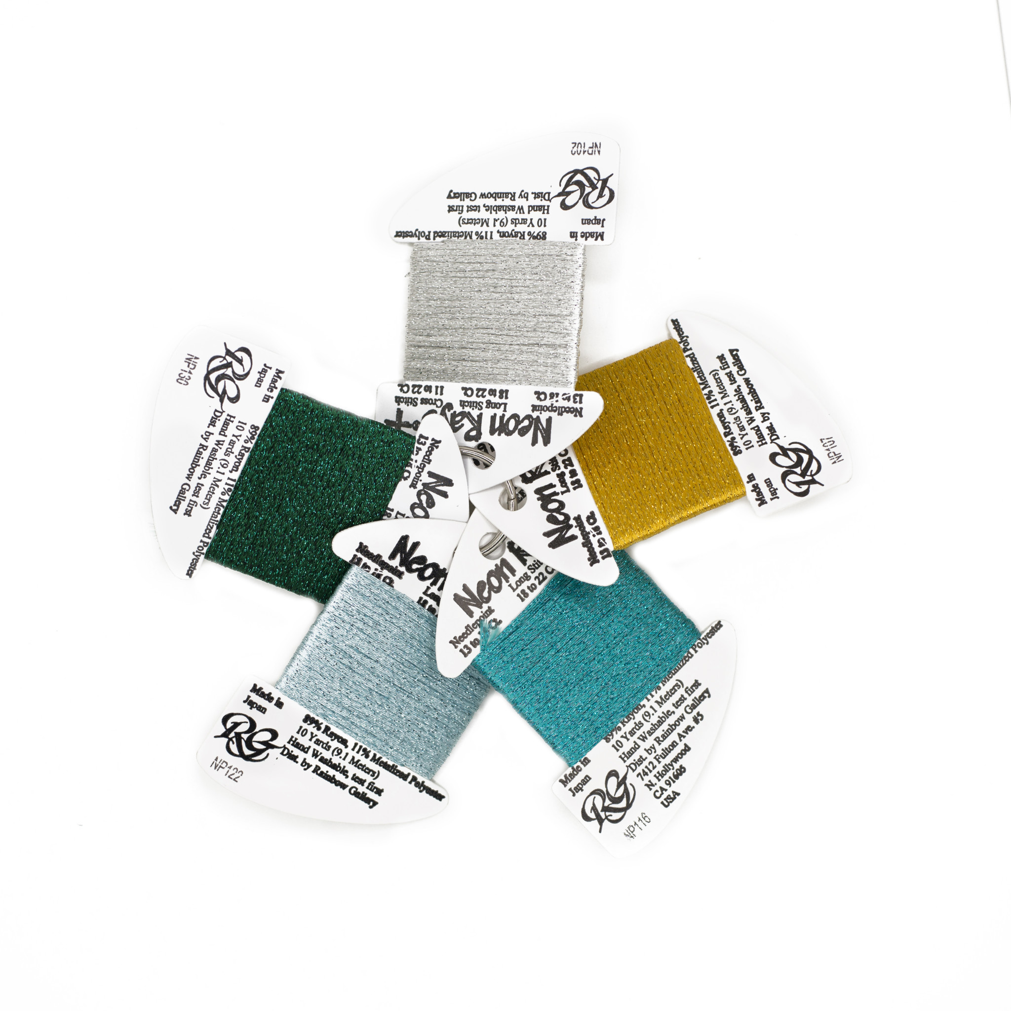 Neon Rays + NP200-NP350 - Twisted Stitches Needlepoint, LLC