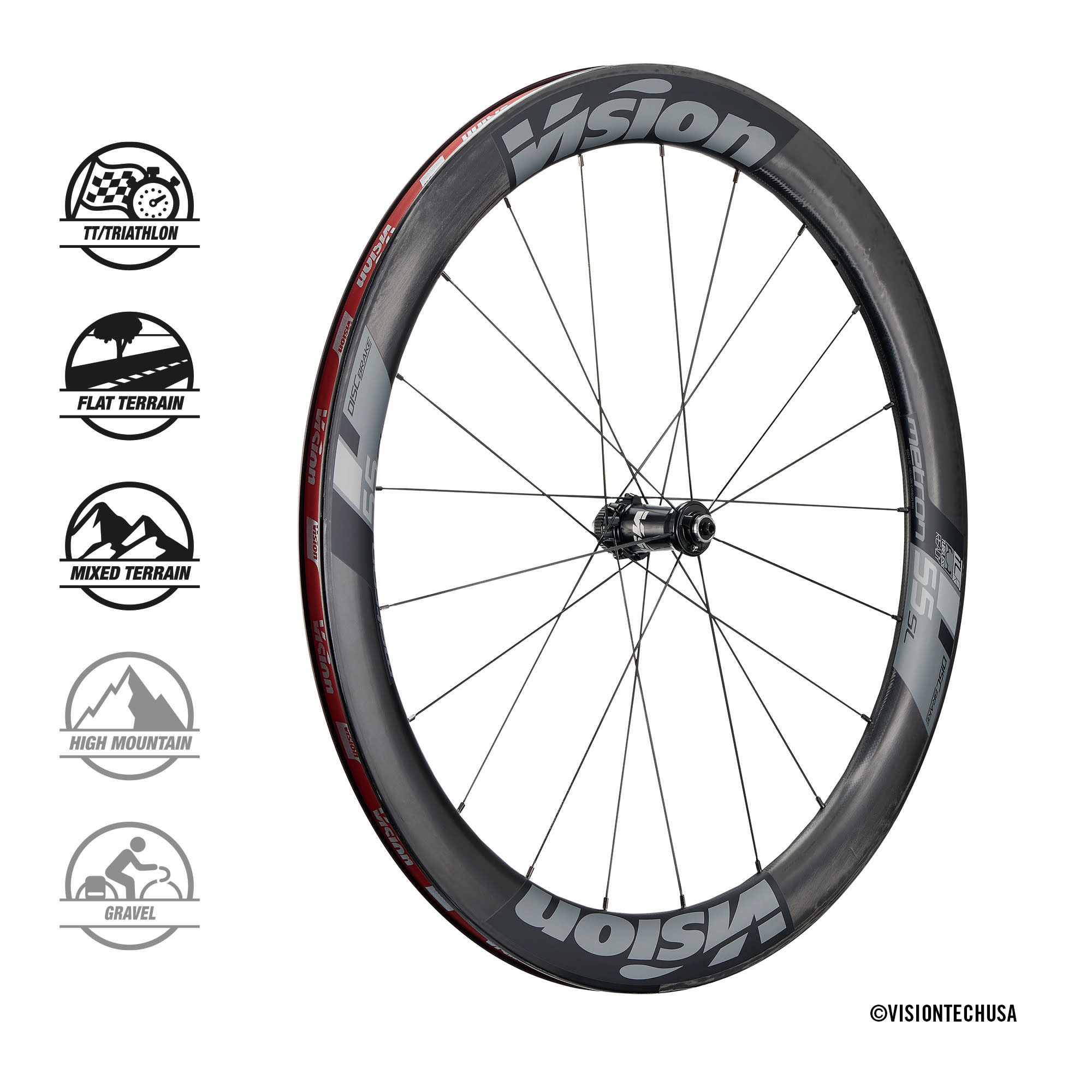 Vision Metron 55 SL Disc Clincher/TL - WeRbikes Tienda de Bicicletas