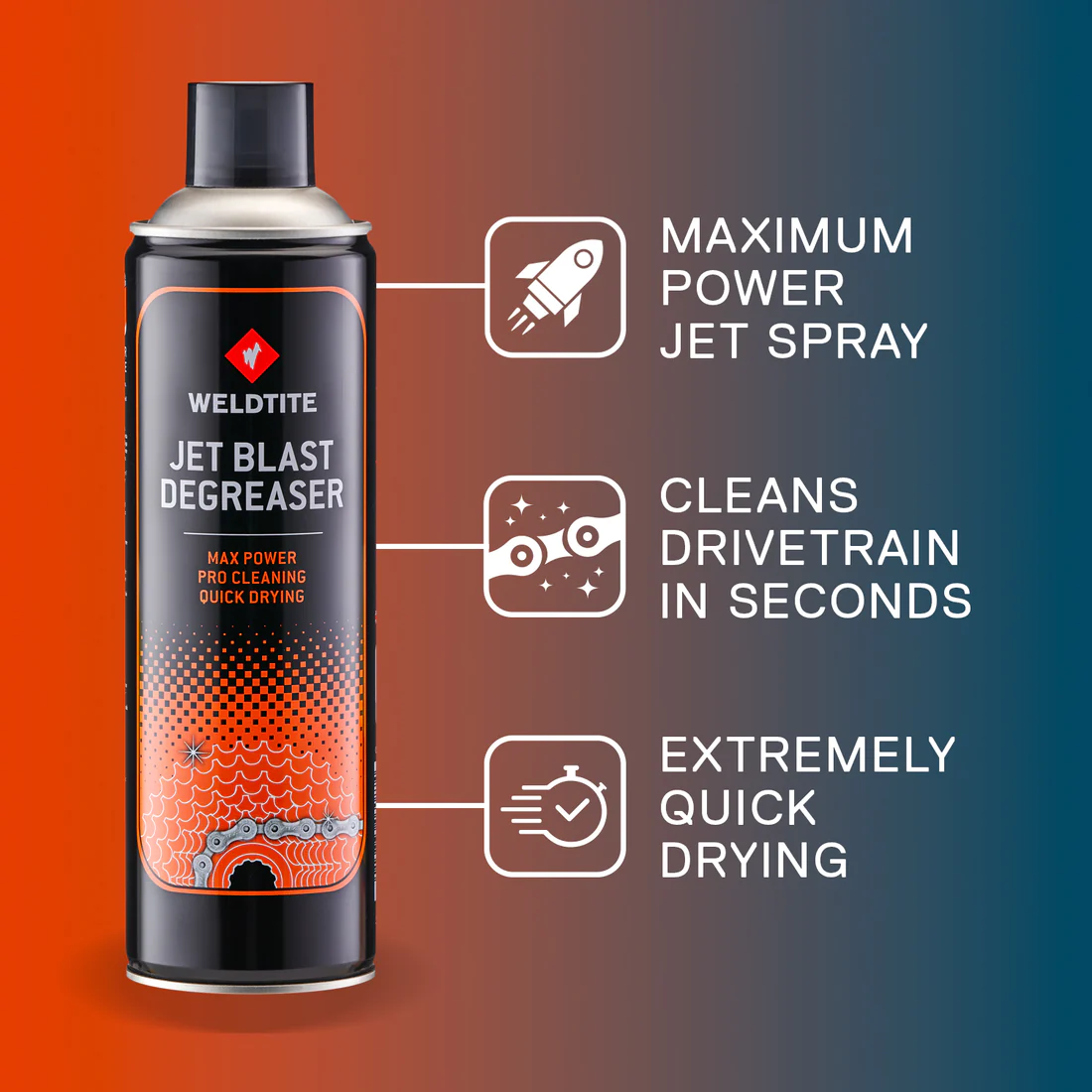 Weldtite Desengrasante Jet Blast Spray 500ml - WeRbikes Tienda de ...