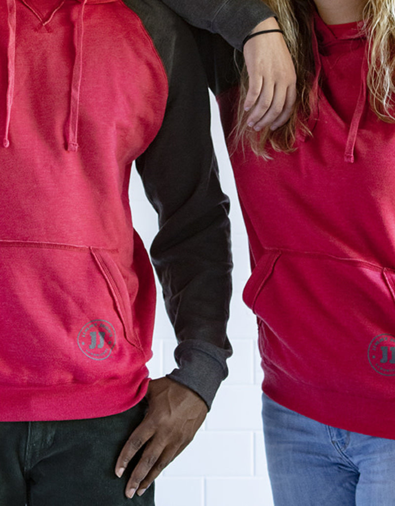 Red Heathered Hoodie - Jimmy Clothing Store