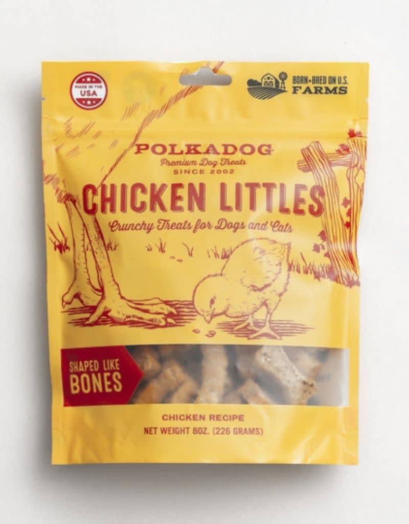 POLKA DOG Chicken Little Bone Treats - The Fish & Bone