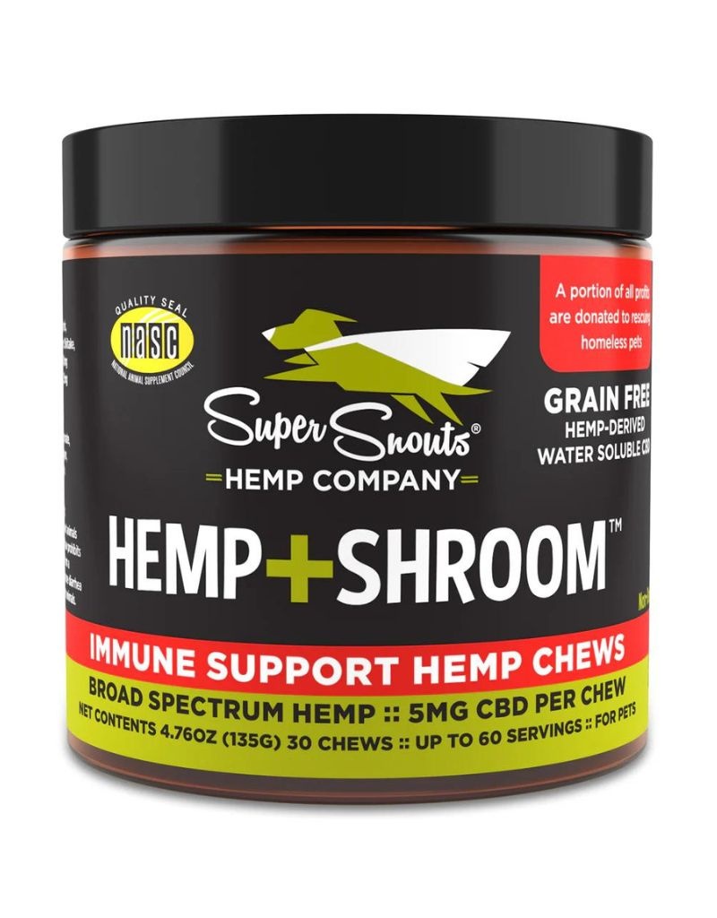 SUPER SNOUTS Broad Spectrum 5mg Chew Immune Support 30 CT - The Fish & Bone