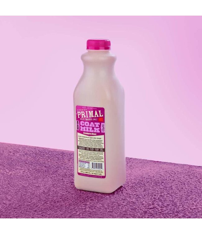 Primal™ Raw Goat Milk Cranberry Blast for Cat & Dog 32 Oz - The PawStand®