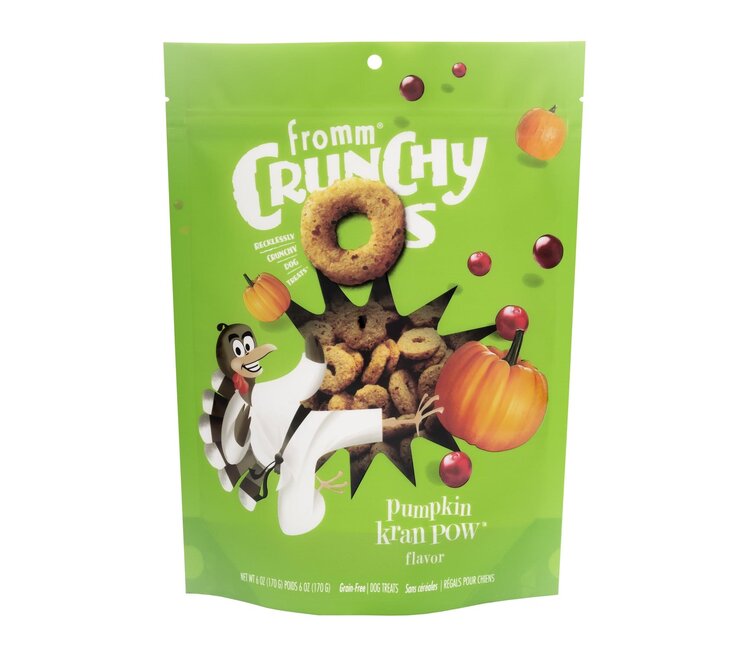 Fromm Grain Free Crunchy O's Pumpkin Kran POW 6 oz - The PawStand®