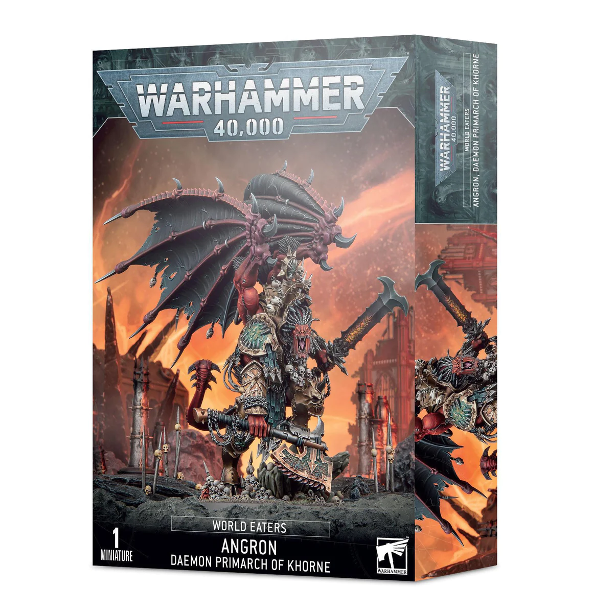Games Workshop WH40k World Eaters Angron, Daemon Primarch of Khorne ...