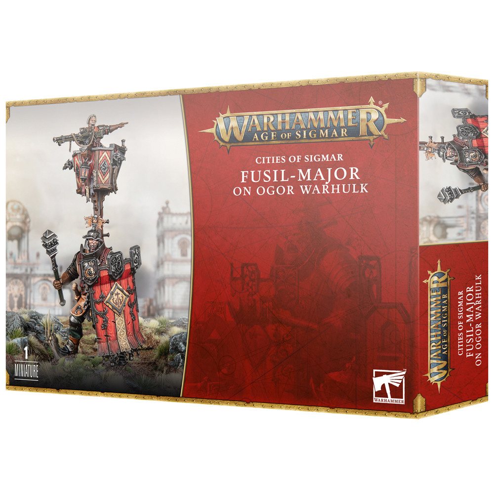 Age of Sigmar Cities of Sigmar Fusil-Major on Ogor Warhulk - Game Cafe