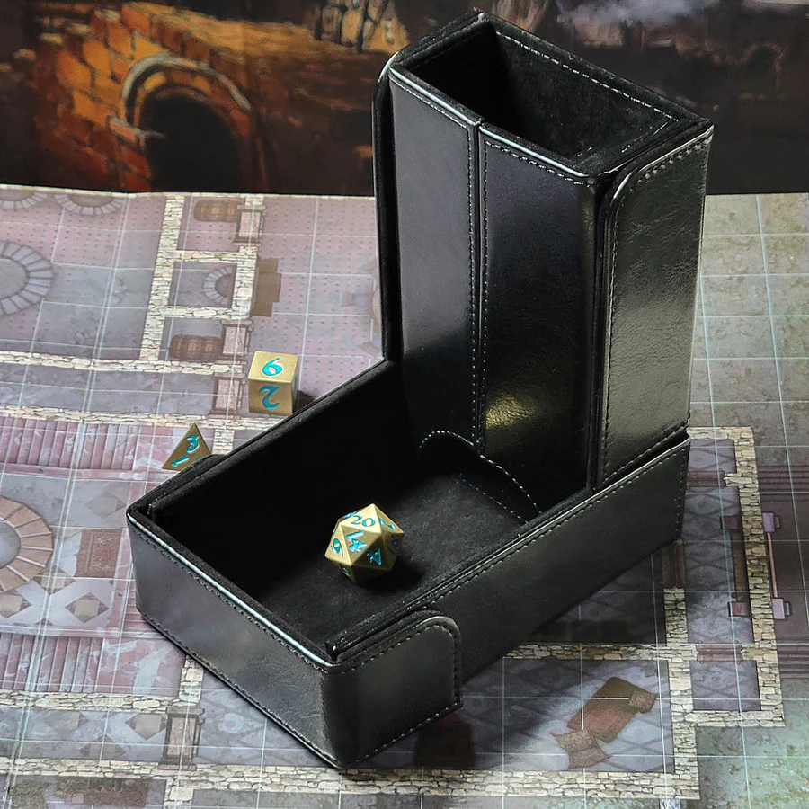 Dice Tower Forged The Keep Magnetic Foldable Dice Tower & Tray - Game Cafe