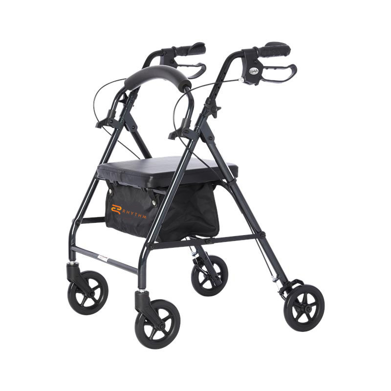 Royal - Aluminum 4 Wheel Rollator - Slate Grey - Accessibility Medical ...