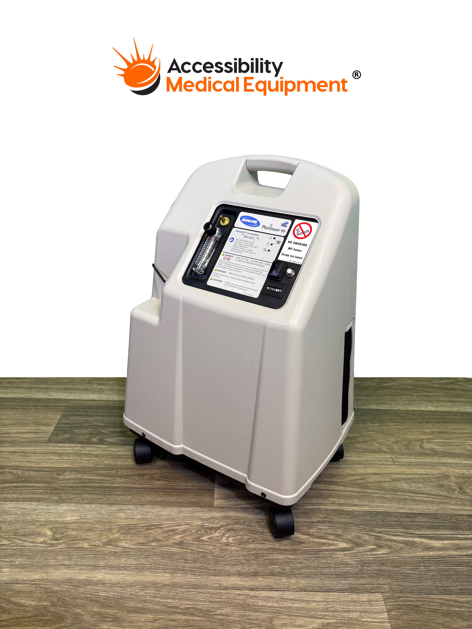 As-Is Invacare Platinum 10L Stationary Oxygen Concentrator ...