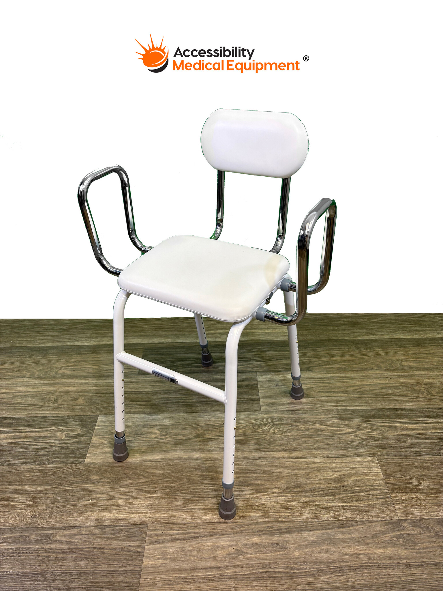 Refurbished All-Purpose Stool w Adjustable Arms - Accessibility Medical ...
